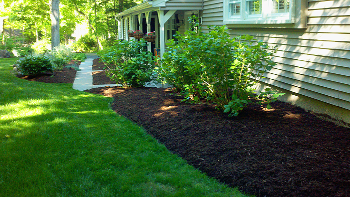 Adding mulch to your garden